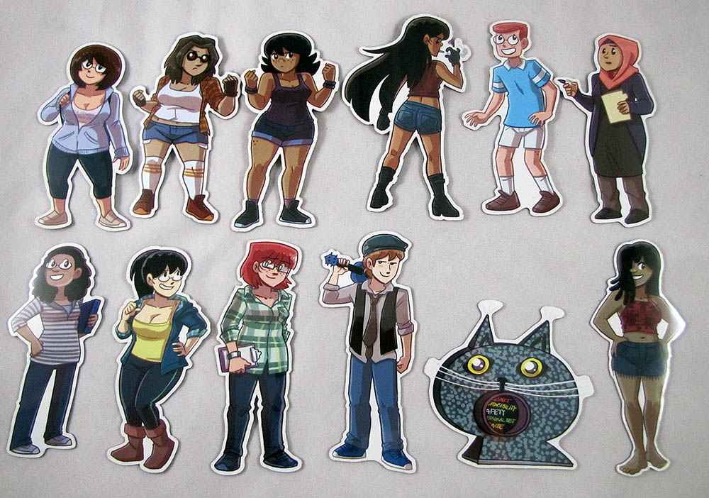 Dumbing of Age - Character Magnet Set 4 now available in the online store!