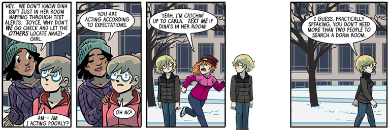 Text alerts – Dumbing of Age