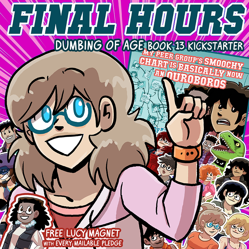 Dumbing of Age - Book 13 Kickstarter: $55K and final update — JENNIFER ...